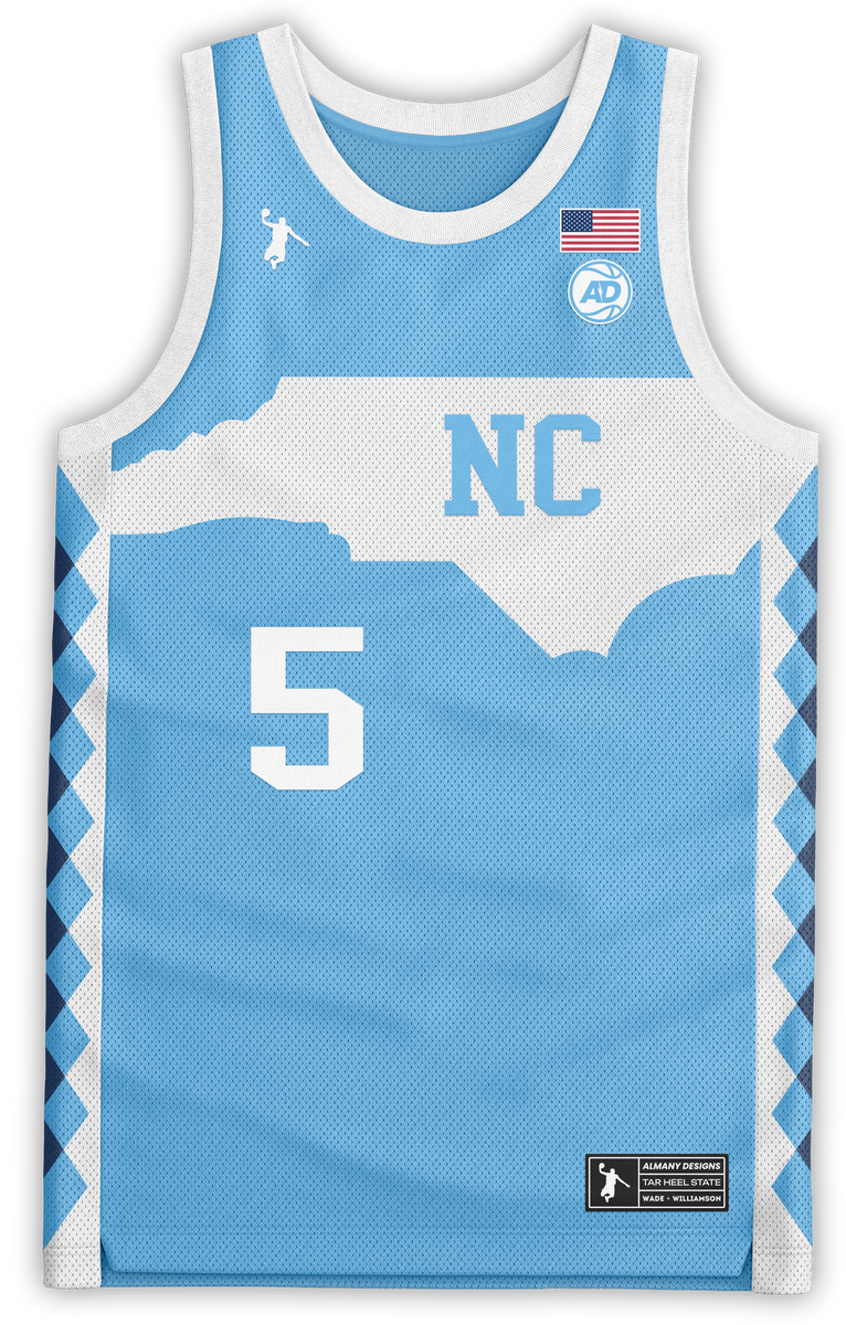 "Tar Heel State" Jersey (Embroidered) – Wade and Williamson